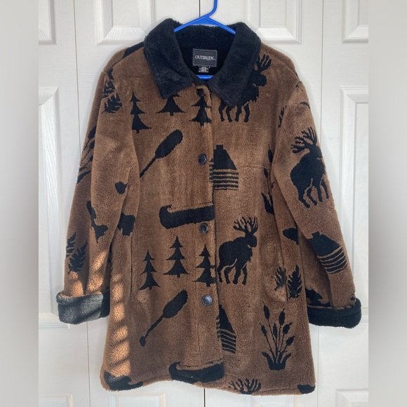 Outbrook | Jackets & Coats | Womens Outbrook Fleece Coat Moose Canoe ...